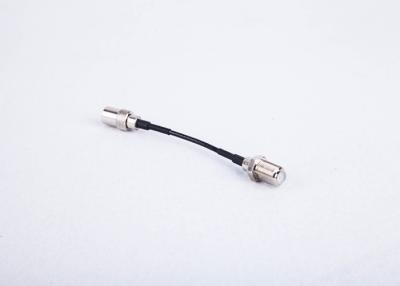 China RG 174 Semi Rigid Cable Assemblies F Connector Female To IEC Connector Male for sale