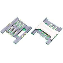 China Cellular Antenna SIM Card Holder 6 PIN With Full Real for sale
