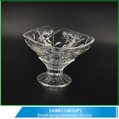 China Ice Cream Sundae Dishes Glass Ice Cream Cup for sale