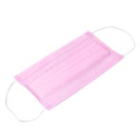 China Windproof Pink Disposable Mask , Pink Face Mask Fluid Resistant Keep Warm for sale