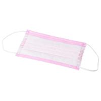 China Windproof Pink Disposable Mask , Pink Face Mask Fluid Resistant Keep Warm for sale