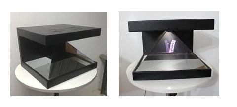19" 180 Degree 3D Holographic Display 3D Hologram Stand For Jewelry Watch
