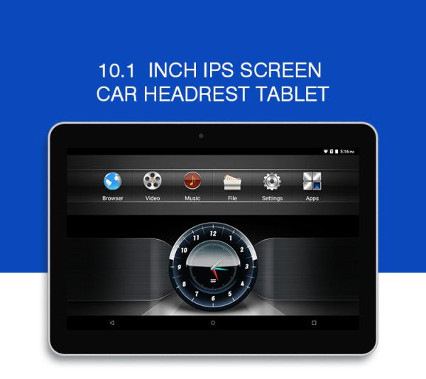 10.1 Inch Android 12 Tablet IPS Screen 2GB+16GB Memory For Car Entertainment