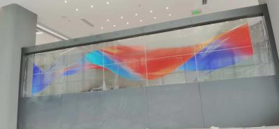China Display OLED transparente de 55 polegadas com alta transparência e função opcional de tela sensível ao toque for sale