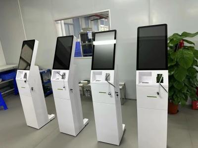 Cina 23.6 pollici Self-service Terminal Pagamento Self-service Biglietto Chiosco Self-service Chiosco con stampante in vendita