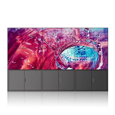 Cina Risoluzione a 55 pollici parete piana 3.5mm 3*3 1080P 4k dell'affissione a cristalli liquidi della video ultra esile in vendita