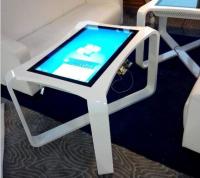 China 65 Inch Smart Touch Screen Table , 10 Points Capacitive Touch Screen Multi Function Table for sale