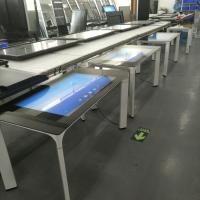 China 65 Inch Smart Touch Screen Table , 10 Points Capacitive Touch Screen Multi Function Table for sale