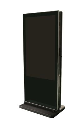 China Bevindende het Touche screenkiosk van de 55 Duimvloer, Binnen Uiterst dun Touch screen Te koop
