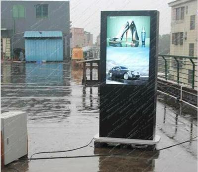 中国 65インチの人間の特徴をもつタッチ画面のキオスクの高い明るさの塵の抵抗力がある省エネ 販売のため