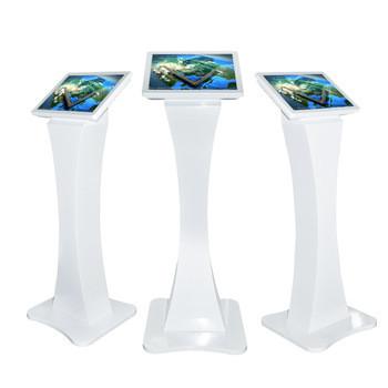 China White Self Ordering Kiosk , 22 Inch All In One Digital Signage For Restaurant for sale