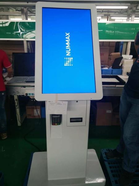 chiosco LCD del touch screen di 300cd/m2 19in con la macchina fiscale di posizione