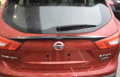 Cina Parti di rivestimento della finestra posteriore per Nissan Qashqai 2015 2016 Fibra di carbonio 3D e cromo in vendita