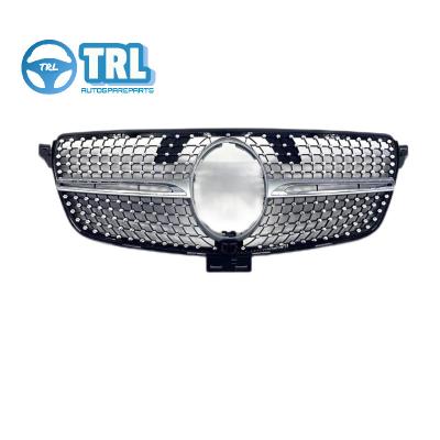 Китай A1668800985 Mercedes Benz W166 GLE GLS Радиаторная решетка Прочный ABS Пластик Черный продается