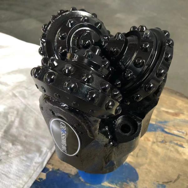 Fast Drilling Rate Saw Tooth Roller Cone Bit Rubber Sealed Bearing