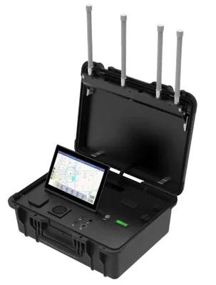 H1C Portable Drone Detector unit with case