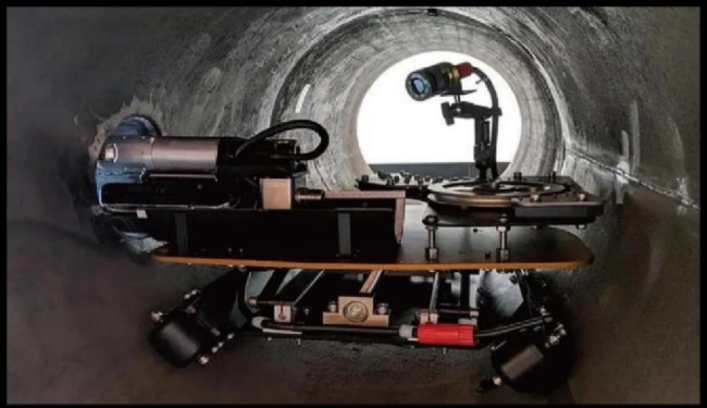 Pipeline crawling robot application