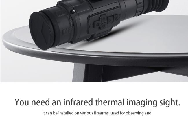 MG-series thermal imaging scope side view