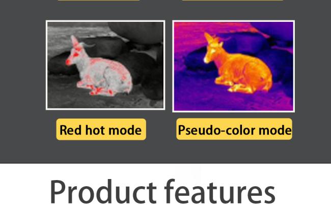 GEH50R Thermal Imaging Scope display