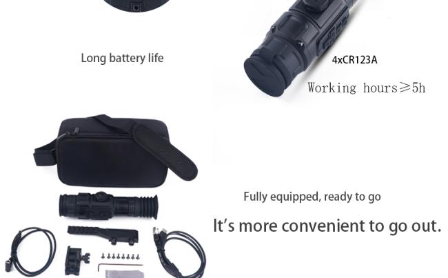 GEH50R Thermal Imaging Scope thermal view