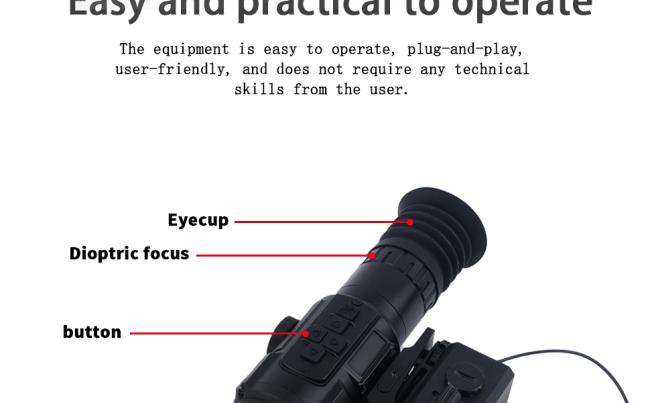 GEH50R Thermal Imaging Scope rugged design