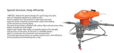 China 4 as 4 UAV van de de Tank Hybride Hommel van de Rotoren4l Benzine Landbouw Bespuitende Ongediertebestrijding HXF22 Te koop