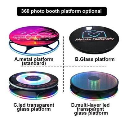 China 48h Fast DHL Shipping 360 Video Photobooth with LED Magic Mirror and iPad 115cm Case for sale