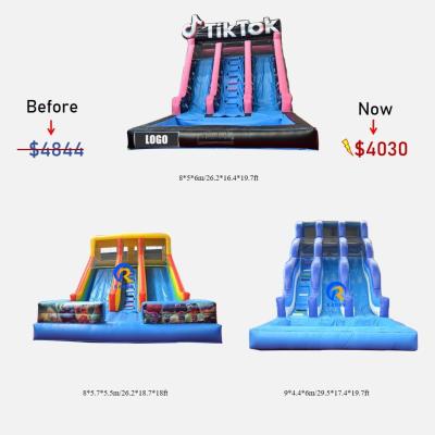 China CE/EN71/EN14960 Certified Inflatable Water Slides for Adults Indoor and Outdoor for sale