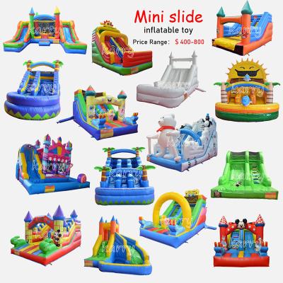 China 3D Embroidery Logo Commercial Backyard Amusement Park Dry Slides with Pool Collection for sale