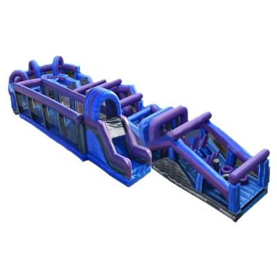 China Commercial Inflatable Tunnel Obstacle Course Exciting Bouncy Challenge for Adults for sale