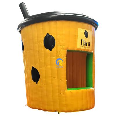 Sea/Air/Express Shipping Lemon Cup Inflatable House for Toddler Commercial Bouncy House