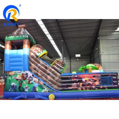 China PORTABLE Inflatable Mine/ craft Theme Park Fun Customized Features 14 Years up for sale