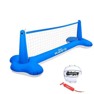 China Water and Land Activities Inflatable Beach Volleyball Net with Customized Design for sale