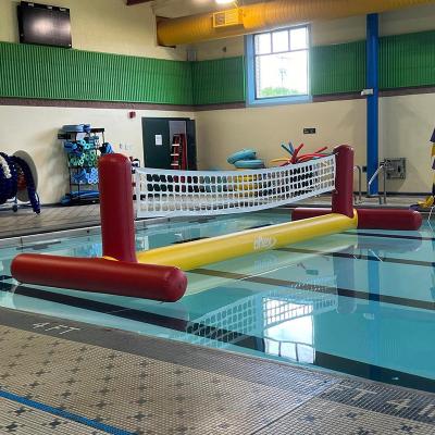 China Water and Land Activities Inflatable Beach Volleyball Net with Customized Design for sale