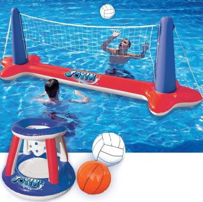 China Water and Land Activities Inflatable Beach Volleyball Net with Customized Design for sale