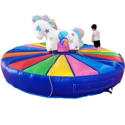 China Inflatable Trampoline Bouncer with Accessories Blower Repair Kits Package Bag for sale