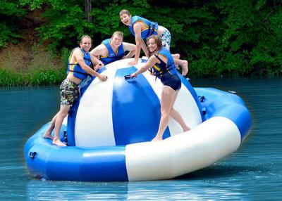 China Customer Size Inflatable Spinning Boat Water Games with Max Capacity of 100-500kg for sale