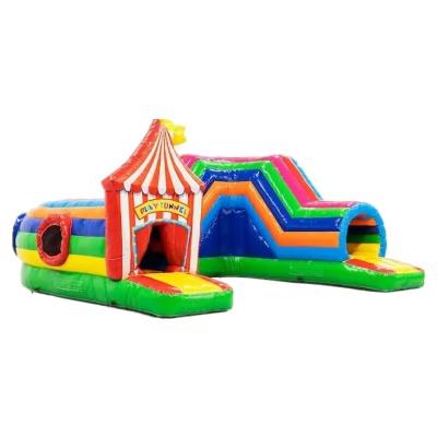 China Features PORTABLE Inflatable Obstacle Course Adult Game for Sports and Kids' Activities for sale