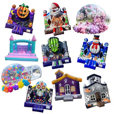 China 14 Years up Christmas 13x13ft Kids Inflatable Bounce House White Inflatable Bubble House for sale