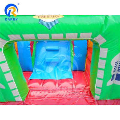 China PVC Material Kids Activity Center Inflatable Bounce House Obstacle Course for Event for sale