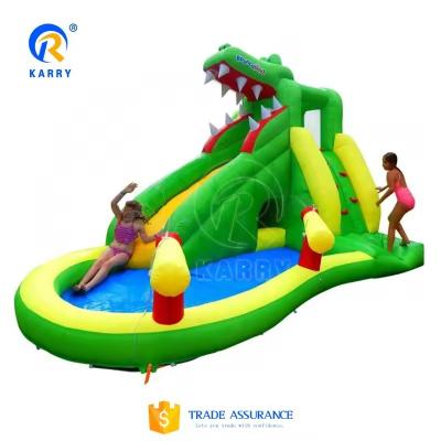 China Upgrade Your Amusement Park with Our Oversize Pool and Inflatable Water Slide Combo for sale
