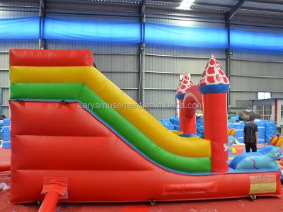 China Customer Size 16ft Small Toddler Slide Inflatable Mickey Dry or Wet Slide for Jumpers for sale