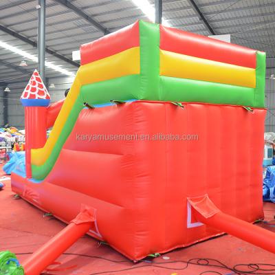 China Customer Size 16ft Small Toddler Slide Inflatable Mickey Dry or Wet Slide for Jumpers for sale