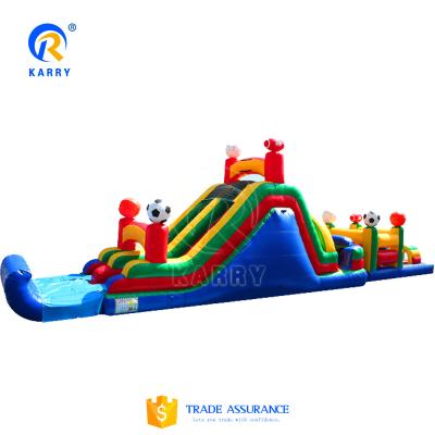 China CE/EN71/EN14960 Approved Inflatable Obstacle Course for 0.55mm PVC Tarpaulin Material for sale