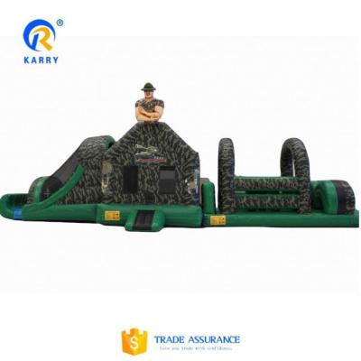 China CE/EN71/EN14960 Approved Inflatable Obstacle Course for 0.55mm PVC Tarpaulin Material for sale