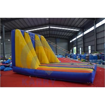 China Outdoor Playground Activities Inflatable Hill Climbing Wall Game for Team Building for sale