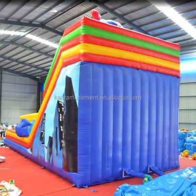 China Inflatable Spiderman Bouncer Slide Popular 2-Lane Water Slide for Large Playgrounds for sale