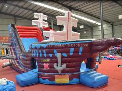 China Ex- Commercial Inflatable Pirate Ship Slide Water Slide for Fun 8.6x4m or Custom Size for sale