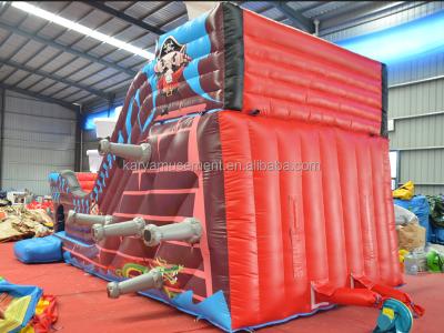 China Ex- Commercial Inflatable Pirate Ship Slide Water Slide for Fun 8.6x4m or Custom Size for sale