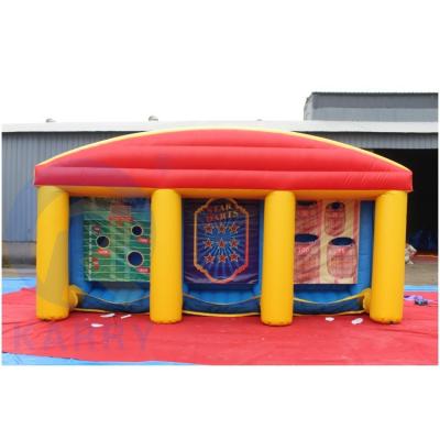 China Carnival Inflatable Baseball Football Basketball Shooting Game for Outdoor Playground for sale